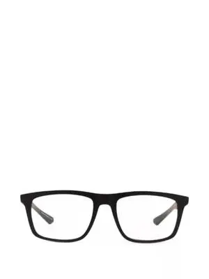 Emporio Armani Square Frame Eyeglasses - Black