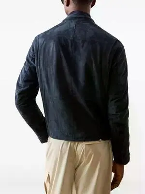 Ralph Lauren Purple Label Suede Moto Jacket