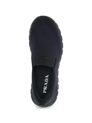 Prada Logo-embossed Slip-on Sneakers