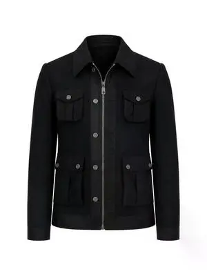 Dolce & Gabbana Zip-up Jacket With Flap Pockets