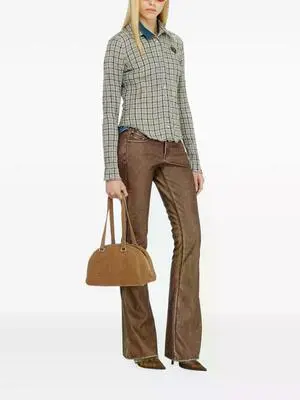 DIESEL® Seersucker Effect Check Shirt