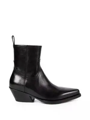 ANN DEMEULEMEESTER Imme Pointed-toe Ankle Boots