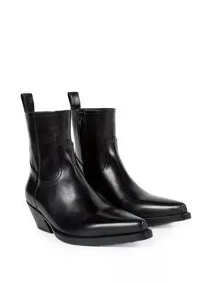 ANN DEMEULEMEESTER Imme Pointed-toe Ankle Boots