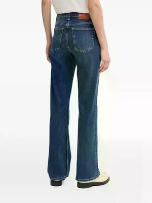 Gant Logo Patch Flared Jeans