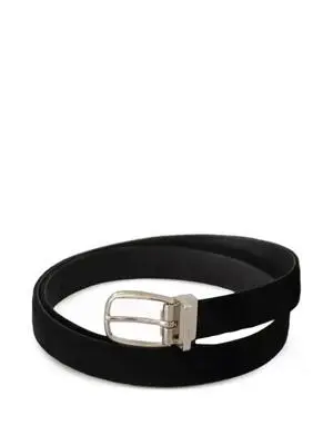 Dolce & Gabbana Velvet Buckle Belt - Black