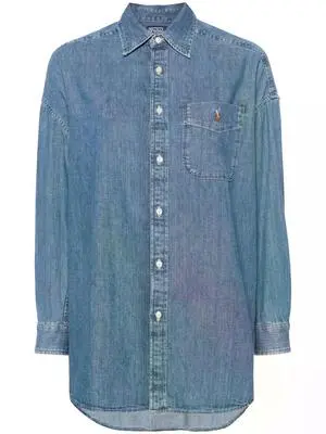 Polo Ralph Lauren Embroidered Pony Denim Shirt