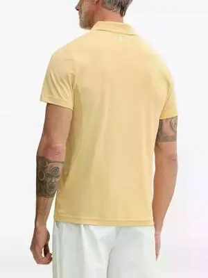 Lacoste X Novak Djokovic Logo-patch Polo Shirt - Yellow