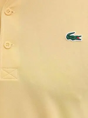 Lacoste X Novak Djokovic Logo-patch Polo Shirt - Yellow