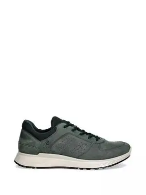 Ecco Perforated Lace-up Sneakers - Green