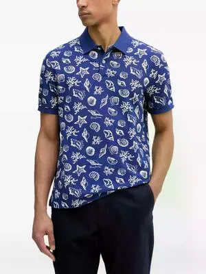 Gant Seashell-print Polo Shirt