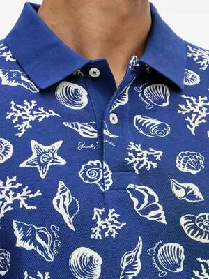 Gant Seashell-print Polo Shirt