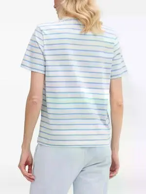 Lacoste Striped Logo Patch T-shirt