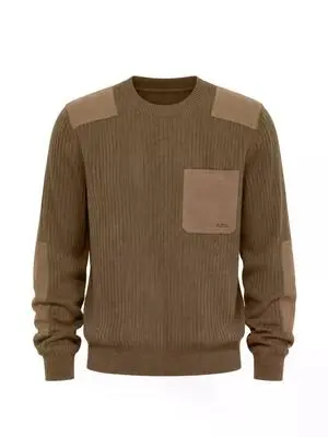 A.p.c. Mallarme Ribbed-knit Sweater