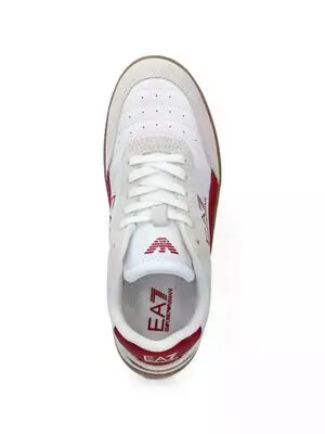 EA7 Panelled Logo Print Sneakers