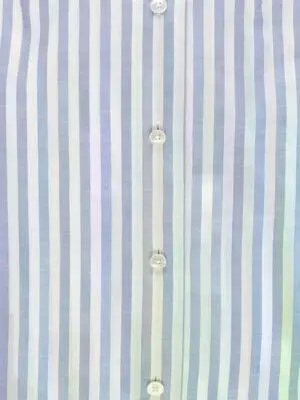 XACUS Travel Shirt Striped Shirt - Blue