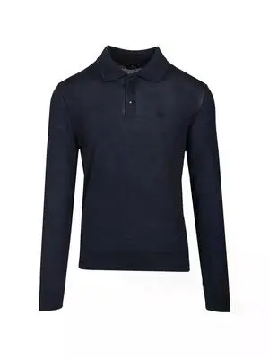 Etro Fuji Long-sleeve Polo-collar Sweater
