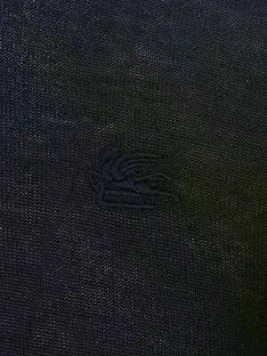 Etro Fuji Long-sleeve Polo-collar Sweater