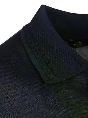 Etro Fuji Long-sleeve Polo-collar Sweater