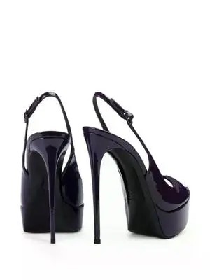 LE SILLA Uma Slingback Pumps - Purple