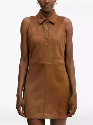 Dkny Sleeveless Button-detail Mini Dress