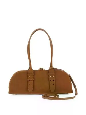 Pinko Large Escape Suede Tote Bag - Brown