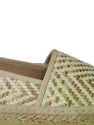 Manolo Blahnik Woven Espadrille Flats