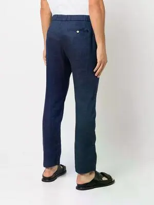 Frescobol Carioca Drawstring Waist Linen Chinos
