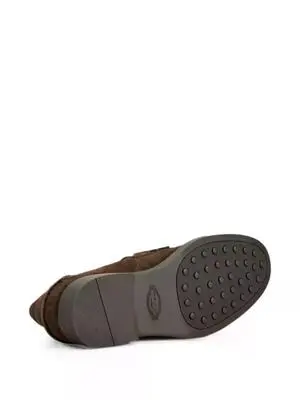 TOD'S Penny Slot Suede Loafers