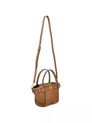 TOD'S T Signature Leather Tote Bag