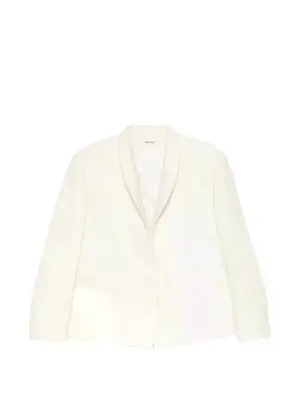 A.M.G. Long-sleeved Jacket With Shawl Lapel