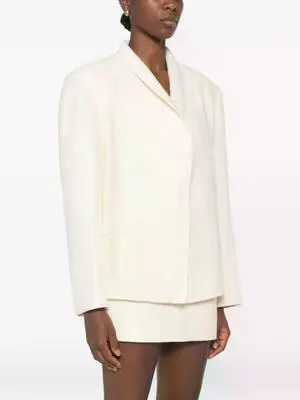 A.M.G. Long-sleeved Jacket With Shawl Lapel