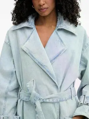 GESTUZ Denim Trench Coat