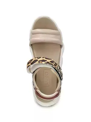 Liu Jo Leopard-print Chunky Sole Sandals