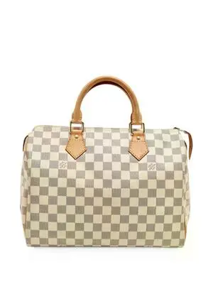LOUIS VUITTON Damier Azur Speedy Handbag - Neutrals
