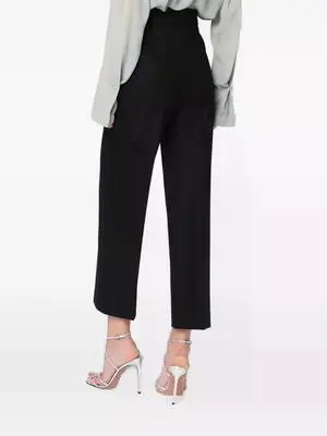 Alberta Ferretti Pressed-crease Cropped Trousers