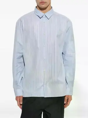 A.p.c. Striped Cotton Long-sleeve Shirt