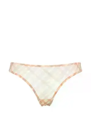 ERES Honor Check-pattern Thong