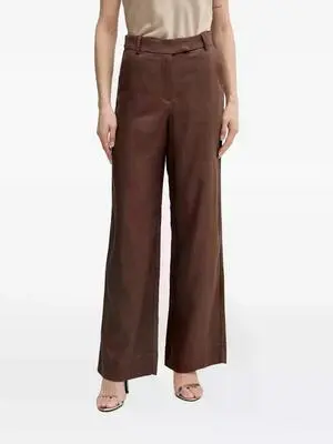 HOSS INTROPIA Pepa Herringbone Palazzo Trousers