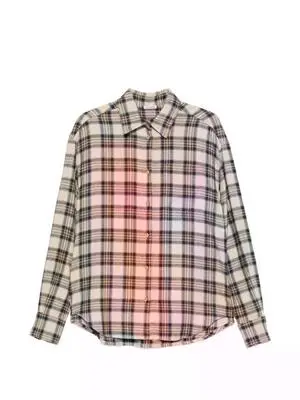 A.M.G. Check-pattern Long-sleeve Shirt