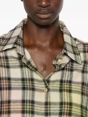 A.M.G. Check-pattern Long-sleeve Shirt