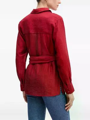 HOSS INTROPIA Cosette Wrap-style Long-sleeve Top
