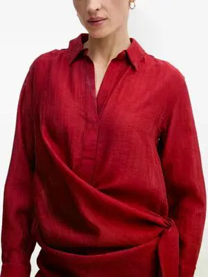 HOSS INTROPIA Cosette Wrap-style Long-sleeve Top