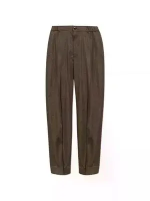 Brioni Pleated Wool Trousers