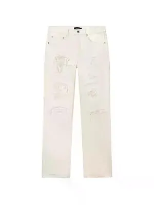 PURPLE BRAND Patch Blowout Denim Jeans