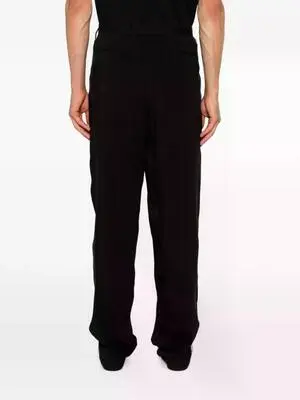 Giorgio Armani Tailored Straight-leg Trousers - Black