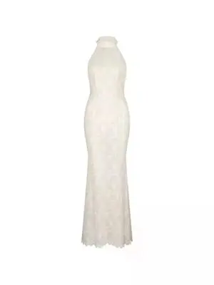 ATOIR Devon Lace-overlay Sleeveless Maxi Dress - Neutrals