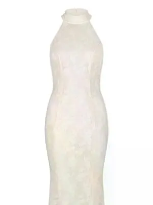 ATOIR Devon Lace-overlay Sleeveless Maxi Dress - Neutrals