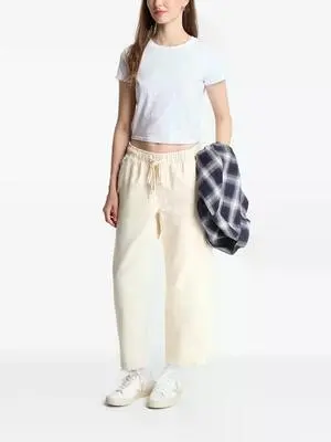 Gap Drawstring Waist Cropped Jeans