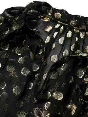 Dolce & Gabbana Polka Dot Pussy-bow Blouse