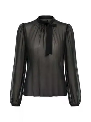 Dsquared2 Sheer Tie-neck Blouse
